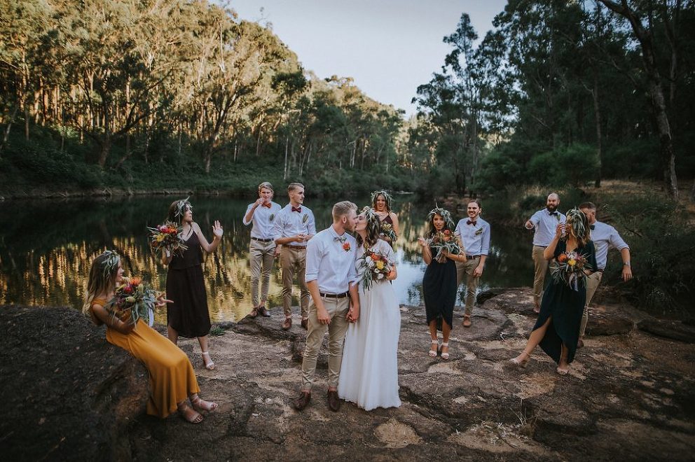 LENAE + JAYMEN | NANGA BUSH CAMP WEDDING - Kate Drennan Photography