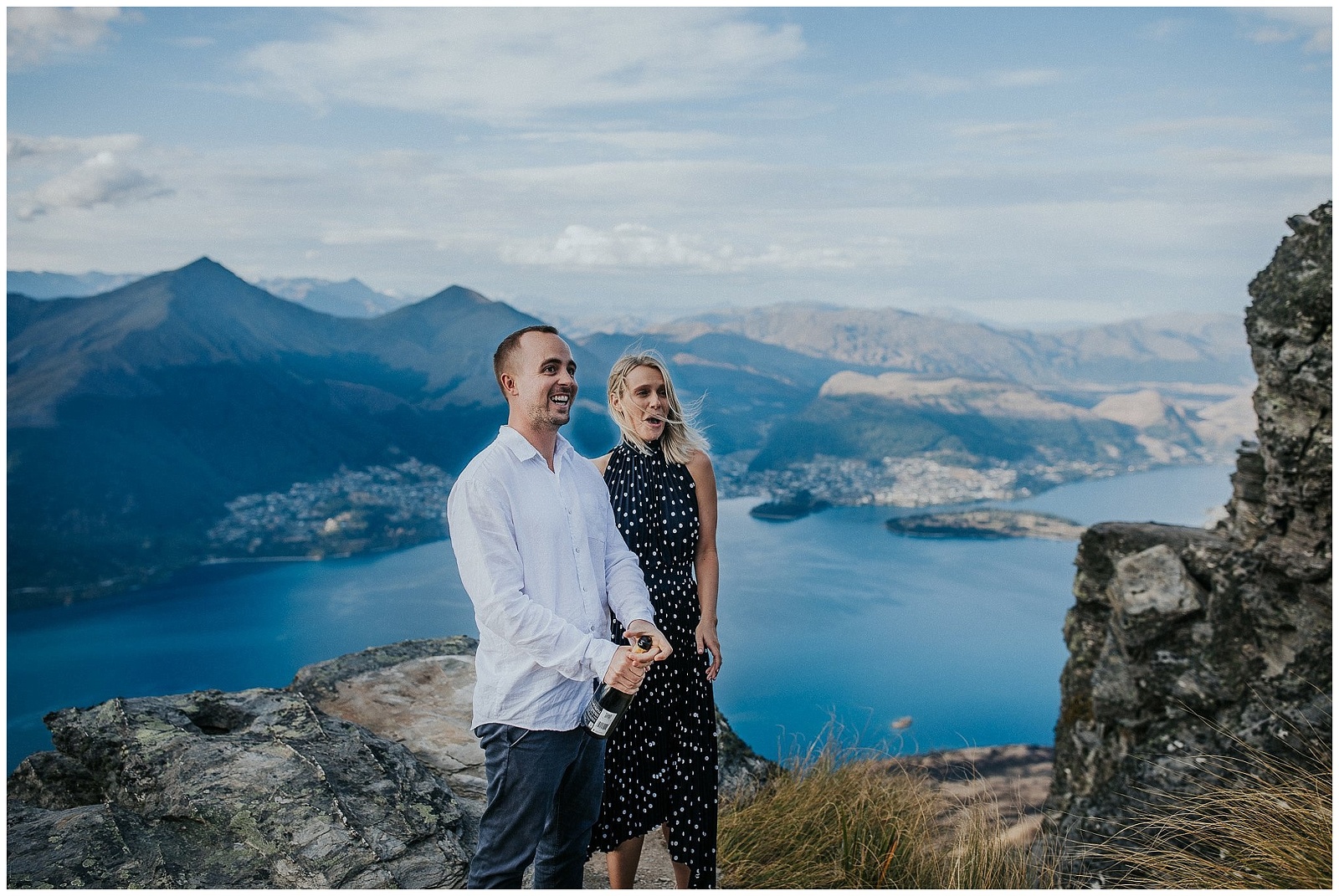 R+S CECIL PEAK QUEENSTOWN ADVENTURE SESSION - Kate Drennan Photography