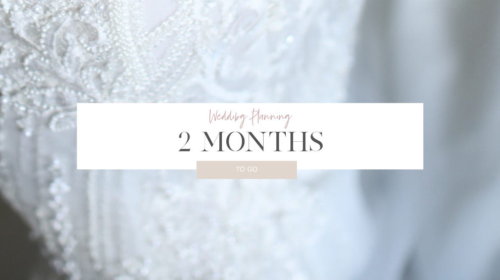 Wedding Planning - 2 Months to go - Kate Drennan Photography
